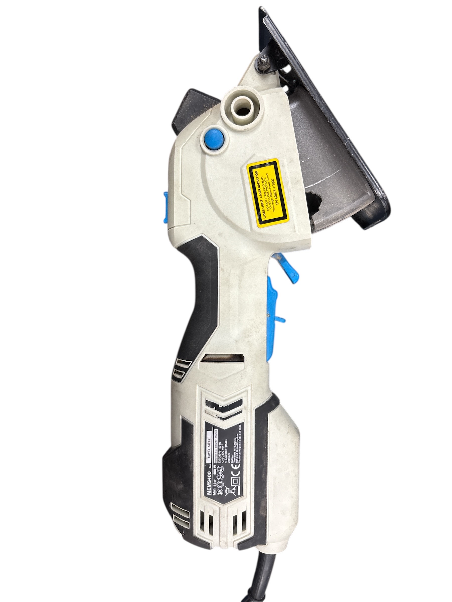 Pre-owned Mac Allister Mini Saw Electric MMCS500 Built-In Laser Soft ...